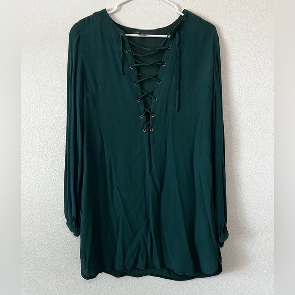 Maddy k | Dresses | Dark Green Maddy K Dress Gently Worn | Poshmark